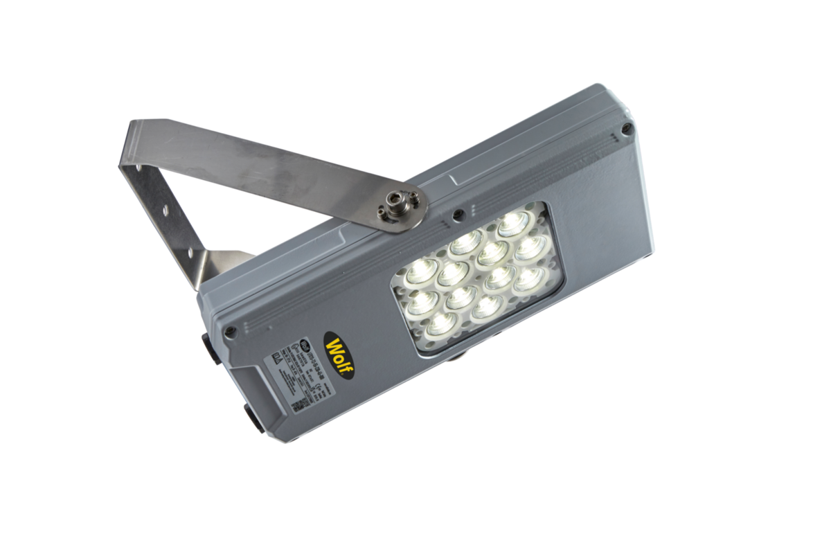 Safe for use in hazardous areas, ATEX certified installed LED lighting ...