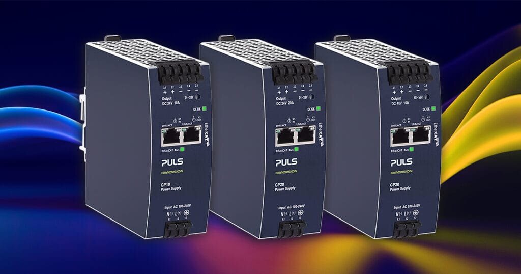 Innovative power supplies with EtherCAT interface now available from ...