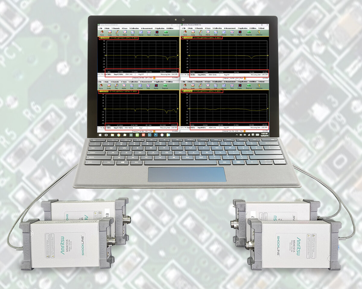 Anritsu Introduces Simultaneous Sweep on MS46131A VNAs, Enabling ...