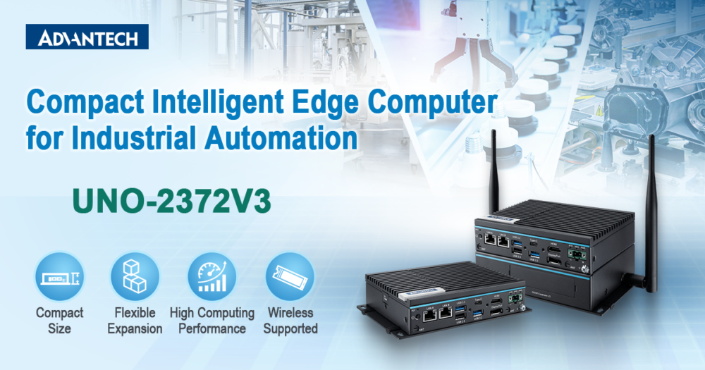 Advantech Unveils UNO-2372V3: Intelligent and Integrated Edge ...